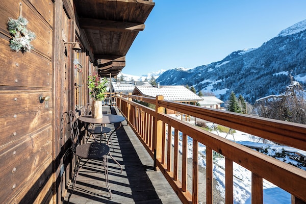 Chalet 'Chez Mémé' With Mountain View, Private Terrace And Private Garden - Beaufort