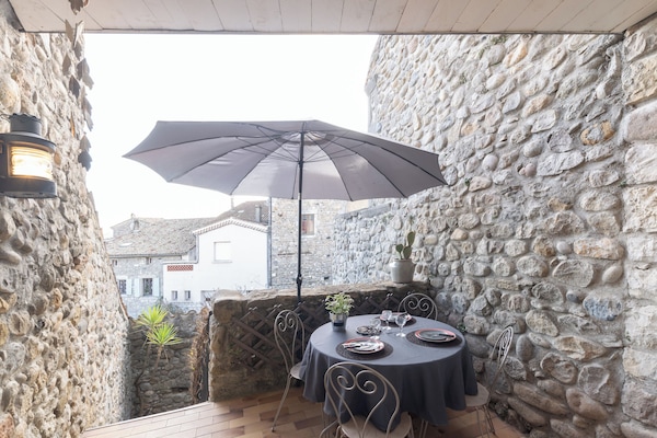 Apartment 'Duplex Cosy - Bord Ardèche' With Private Terrace, Balcony And Wi-fi - Ruoms