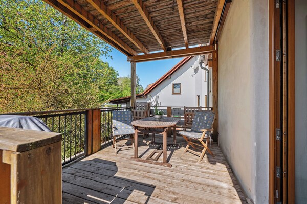Ferienwohnung 'Vital Art Naturgarten' Mit Privatterrasse, Gemeinschaftsgarten Und Wi-fi - Zweibrücken