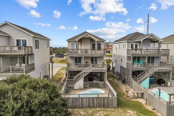 Dawn To Dusk | 1030 Ft To The Beach | Private Pool And Hot Tub - Nags Head, NC