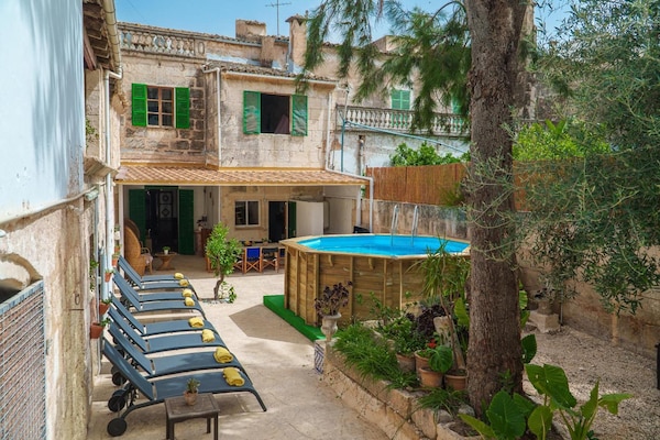 Appartement 'Casa De Can Virolla Gran' Avec Piscine Privée, Wi-fi Et Climatisation - Santa Margalida