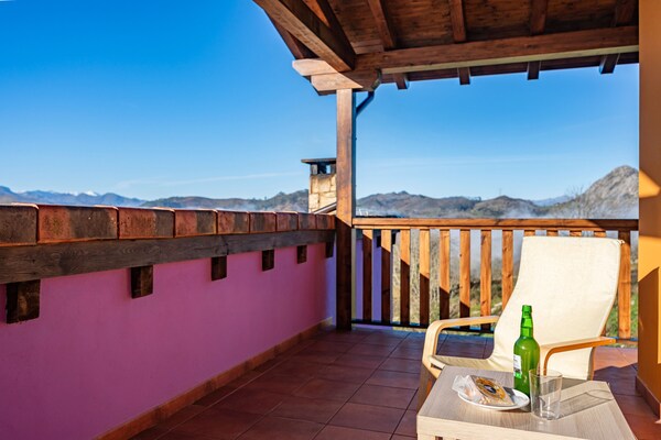Apartment 'Picos' With Mountain View, Shared Garden And Wi-fi - Cangas de Onís