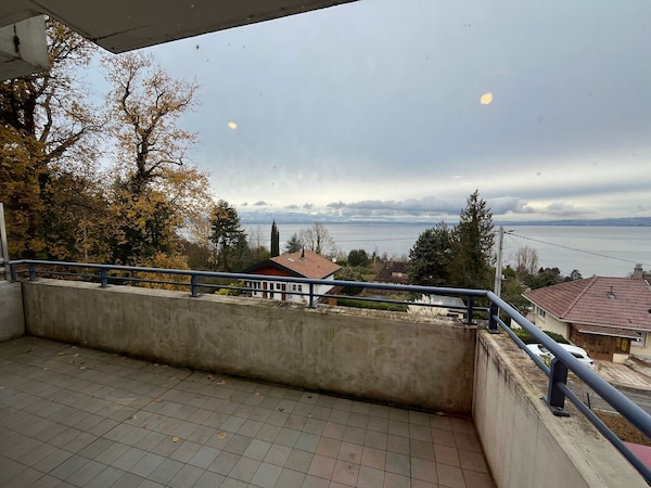 Wohnung Mit Pool Und Parkplatz In éVian-les-bains - Évian-les-Bains