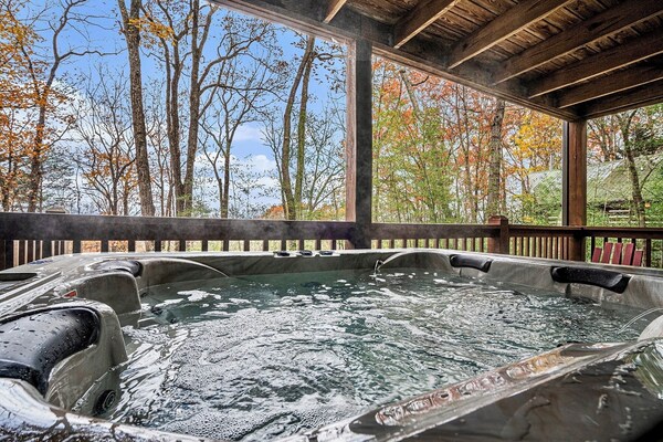 Mtn View Hot Tub Pool Game Room Porch Wildlifeminutes To Town - Ellijay