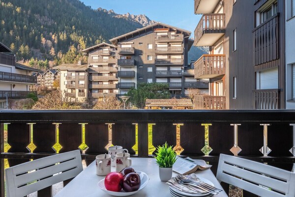 Charming Studio With Balcony Near The Slopes - Chamonix-Mont-Blanc