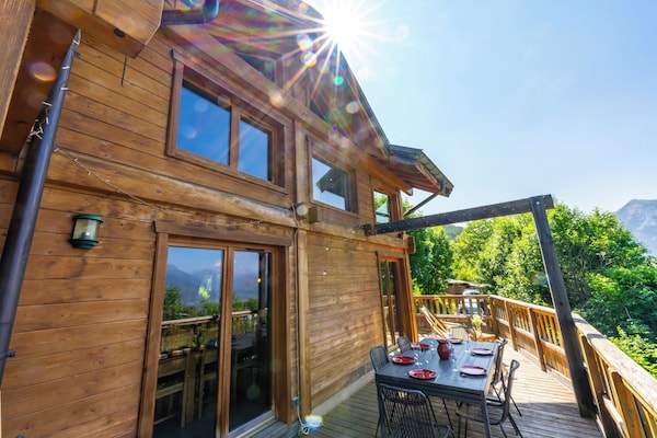 Beau Chalet Lumineux Et éLégant - Cheminée Et Salle De Jeux - 12p - Risoul - Risoul