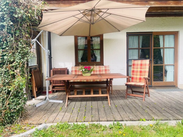 Idyllische Ferienwohnung Bina Mit Südterrasse - Bad Feilnbach