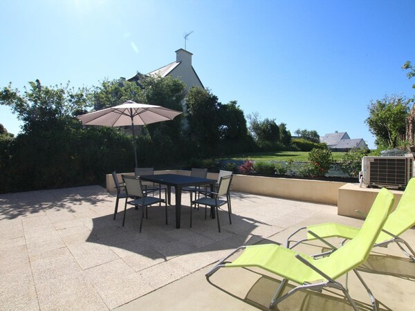Seaside House With Veranda And Garden In Barneville-carteret - Barneville-Carteret