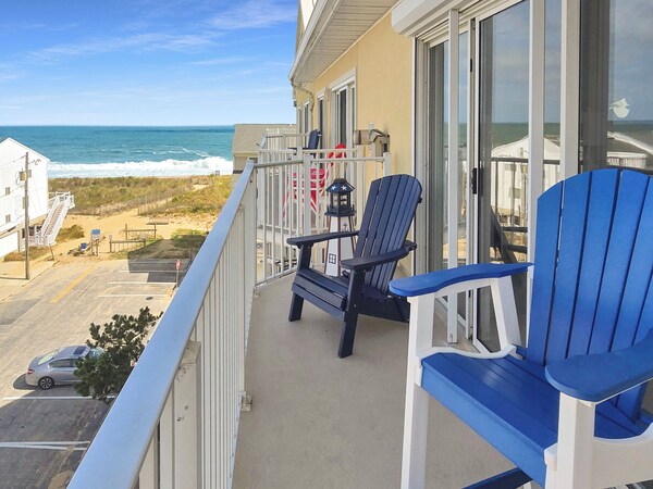 Ocean View 3 Bedroom Condo! One Block To The Beach And Ocean! Island Cabana #403 - Ocean City, MD