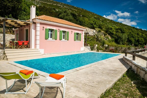 Villa 'Country  Atheras' With Sea View, Wi-fi And Air Conditioning - Cephalonia