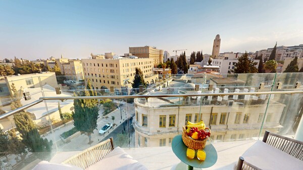 King David Residences-luxurious Apartment With Jlm Walls Views - Jerusalem