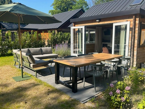 Cosy Wooden House With Hot Tub In Forest - Amersfoort