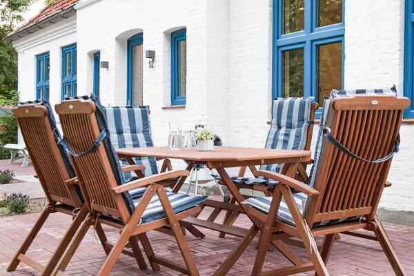 Maison De Campagne "Haus 12" Avec Terrasse Privée, Jardin Privé Et Wi-fi - Mer du Nord