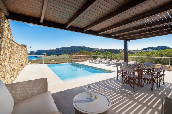 Villa Mare Di Levante With Private Pool - Lindos