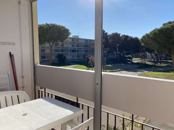 Studio Confortable Avec Balcon Et Wifi à Balaruc-les-bains - Frontignan