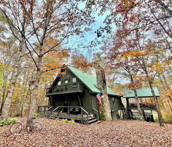 "Rabbits Run" Mountain Creek  Retreat  In Mentone- Sleeps 9- Hot Tub - Mentone, AL