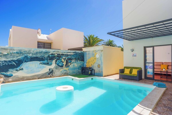 Villa Lanzabur - Trois Chambres Villa, Couchages 6 - Costa Teguise