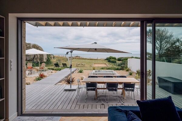 Villa Cotton  180°-meerblick Und Whirlpool  6 Schlafzimmer - Île-Tudy