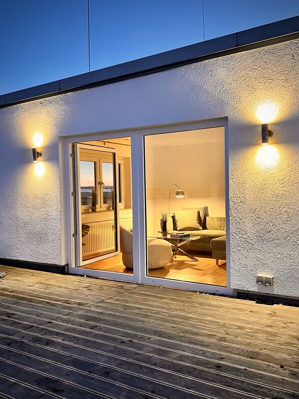 Penthouse Wolkenplatz 55 Qm - Dachterrasse, Kostenfrei Garage U. Wlan, Smart Tv - Hannover