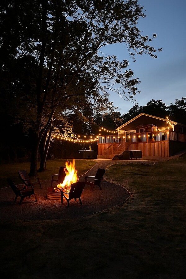New Remodel On Black River With Hot Tub, Kayaks, Gym, Fireplace, & Game Room! - South Haven, MI