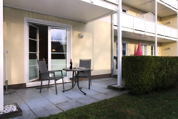 Appartementhaus Eichsfeldia We 4:strandnahe 1-zimmer-fewo Mit Großer Südterrasse - Bastorf