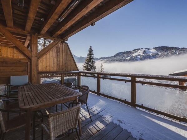 Morzine: Apt 6 Pers, 3 Chambres, Parking, Piscine éTé - Lac de Montriond