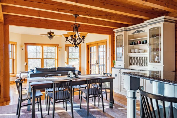 Modern Log Chalet - 10 Acres, Views, And A Pond! - Great Barrington, MA