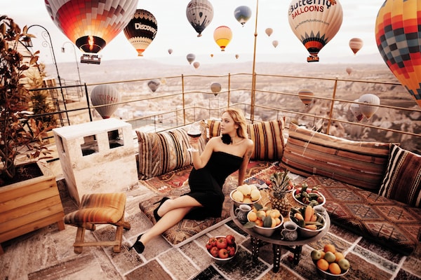 Charming Balloon View Premium Cave Suite With Bathtub 107 - Nevşehir