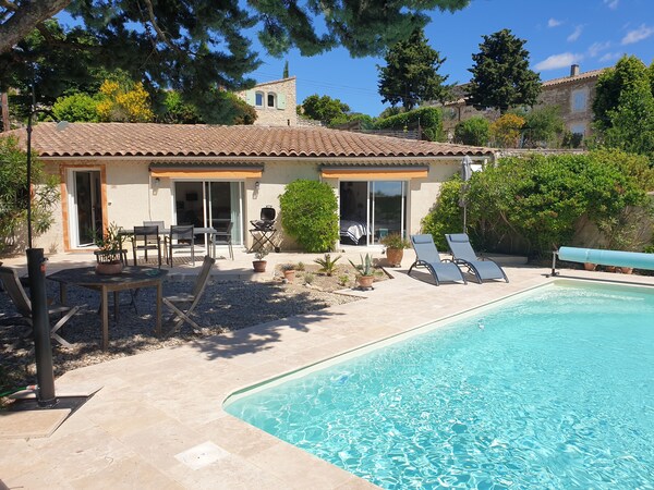 Charmante Villa En Drôme Provençale (Avec Vue Sur Le Mont Ventoux) - Grignan