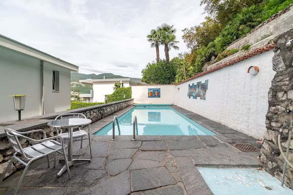Private House With Pool 150m From The Lake. - Caslano