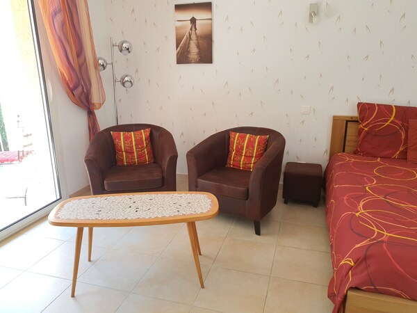Grande Chambre D'hôtes (2) Avec Terrasse Au Calme. Animaux De Compagnie Acceptés - Lunel