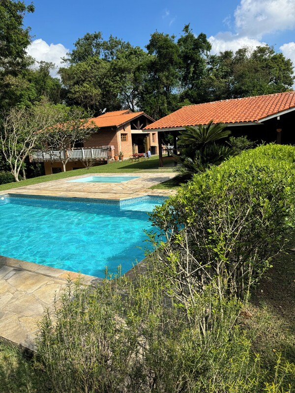 Soothing, Private Country House With  Pool & Gourmet Kitchen In Itatiba - Itatiba