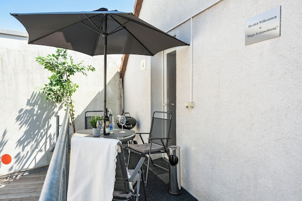 Mola Apartments- Herdecke Zentrum Mit Balkon, Grill, Parkplatz & Wlan - Herdecke