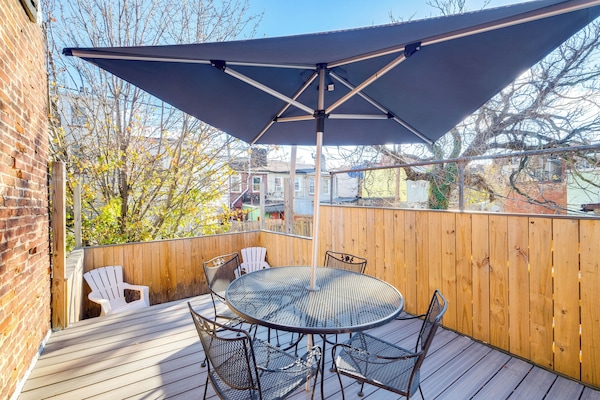 1 Mi To Dtwn: Townhome W/ Patio In Baltimore! - Baltimore, MD