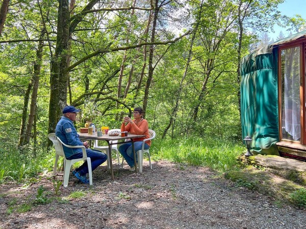 Cabaña 'La Passionata' Con Terraza Privada, Jardín Compartido Y Aire Acondicionado - Cantal