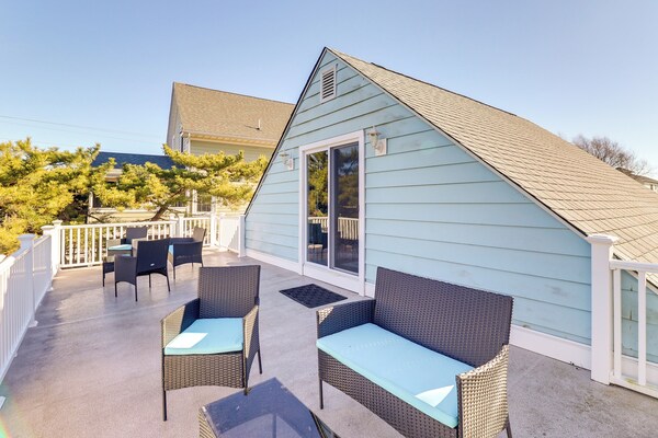 Breezy Bungalow - 4 Bd, 2ba - Sleeps 8 - Rooftop Deck - Delaware