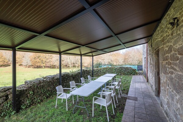 Maison De Campagne "Chan Da Ra" Avec Vue Sur Les Montagnes, Piscine Privée Et Terrasse Privée - Galice