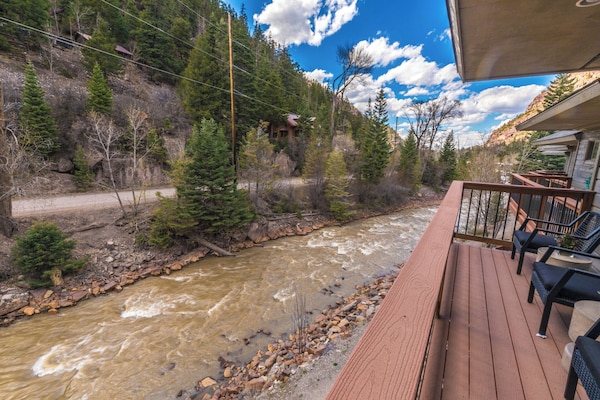 Ouray 3bed | 2bath Luxury Riverfront Townhouse -Fiber Internet - Ouray, CO