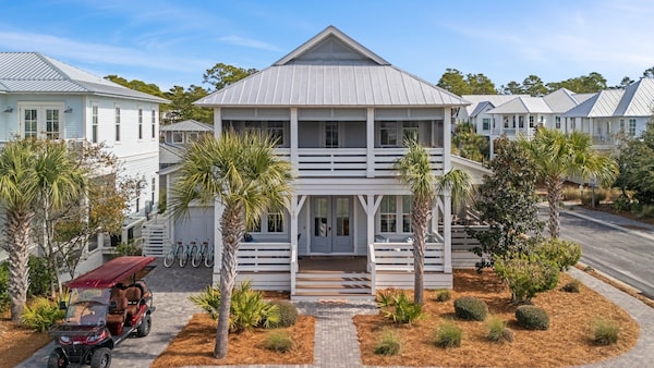 Sea Pointe Cottage  Stunning / Pet Friendly / 4b_4.5b / 6-seater Golf Ct - Seaside, FL