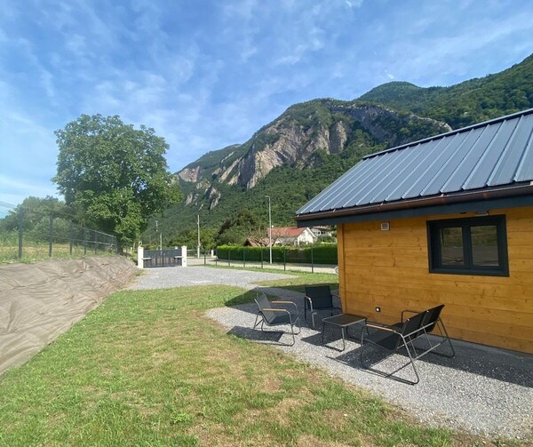 Chalet Cosy Neuf Sur Terrain Privé Clôturé 600m2 - Doussard