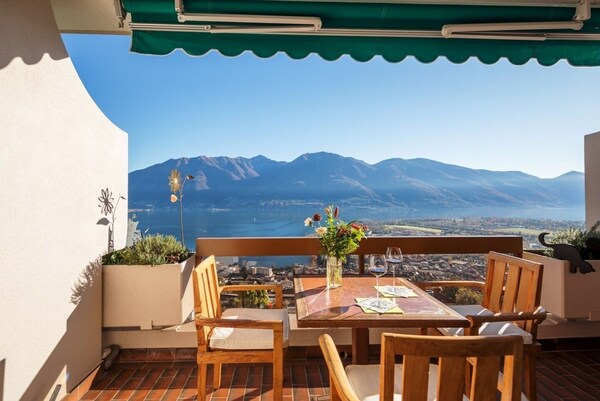 Modern Vacation Studio On The 3rd Floor For 1-2 Persons. - Maggia
