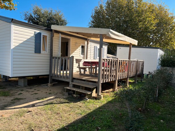 Casa Mobile 'Chez Sylvie' Con Piscina Condivisa, Wi-fi E Aria Condizionata - Sorède