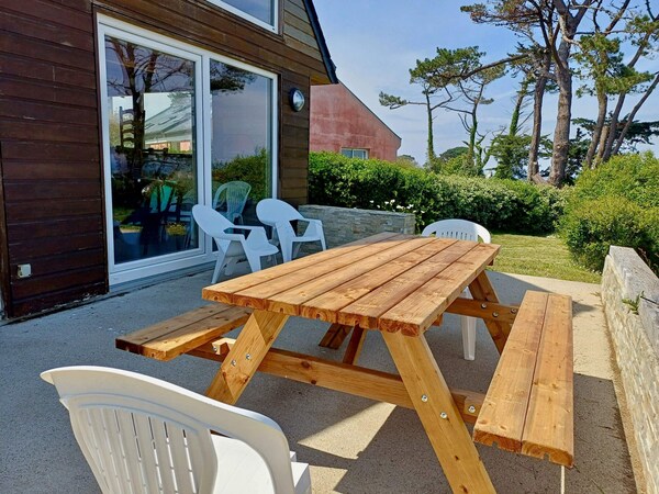Magnifique Vue Sur Mer, Proximité Du Port Et Grand Jardin Pour 8 Pers - Plougasnou