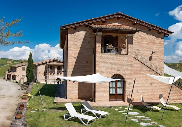 Appartement 'Greta' Met Gedeeld Zwembad, Wifi En Airconditioning - San Quirico d'Orcia