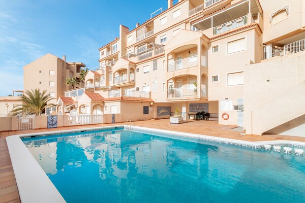 Apartment 'Mira Al Mar Y Tabarca' With Sea View, Wi-fi And Air Conditioning - Santa Pola