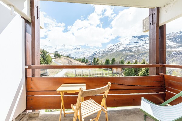 Estudio '312' Con Vistas A La Montaña, Terraza Privada Y Wi-fi - Saint-Martin-de-Belleville