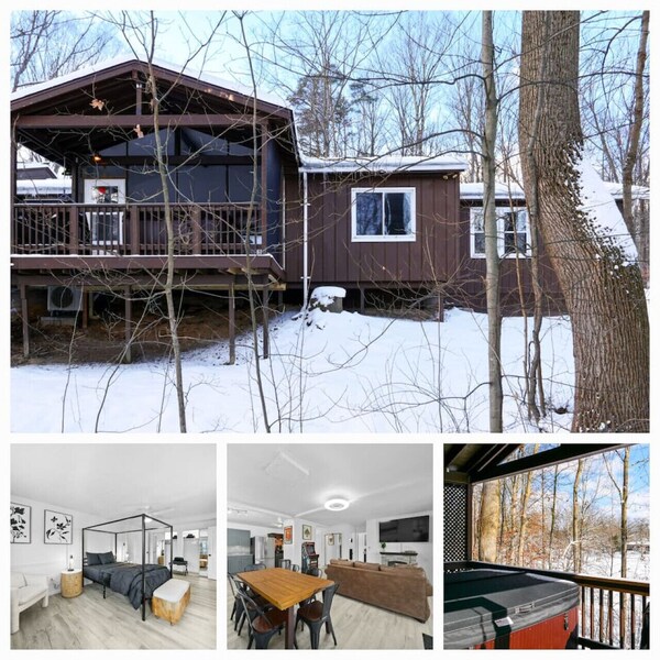 Mighty Duck & Black Bear 2 Hot Tubs On Lake At Heron Hill! - Akron, OH