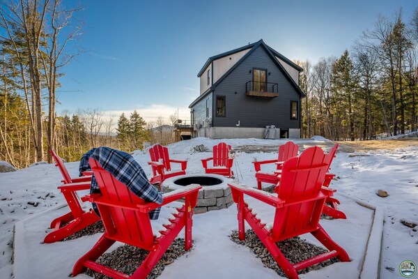 New.minutes From Slopes.firepit.2-fireplaces.hot Tub.sauna.rec Room.bunk Room - Maine