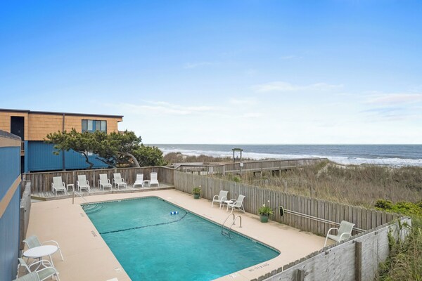 New Listing-never Rented Before- 2 Br 1.5 Ba Direct Ocean Front Condo With Community Pool - Ocean Isle Beach, NC