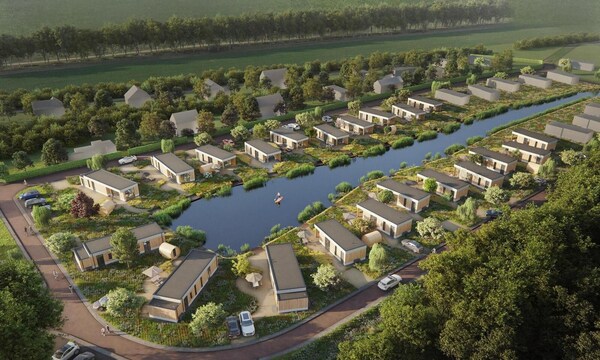 Genieten Aan Het Water In Deze 2-persoons Waterlodge Met Hottub - Winterswijk